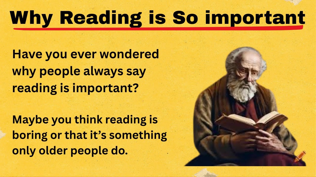 Why is Reading So Important//graded English stories//Simple English ...
