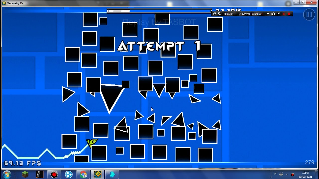 LOL (geometry dash) tasbot - YouTube