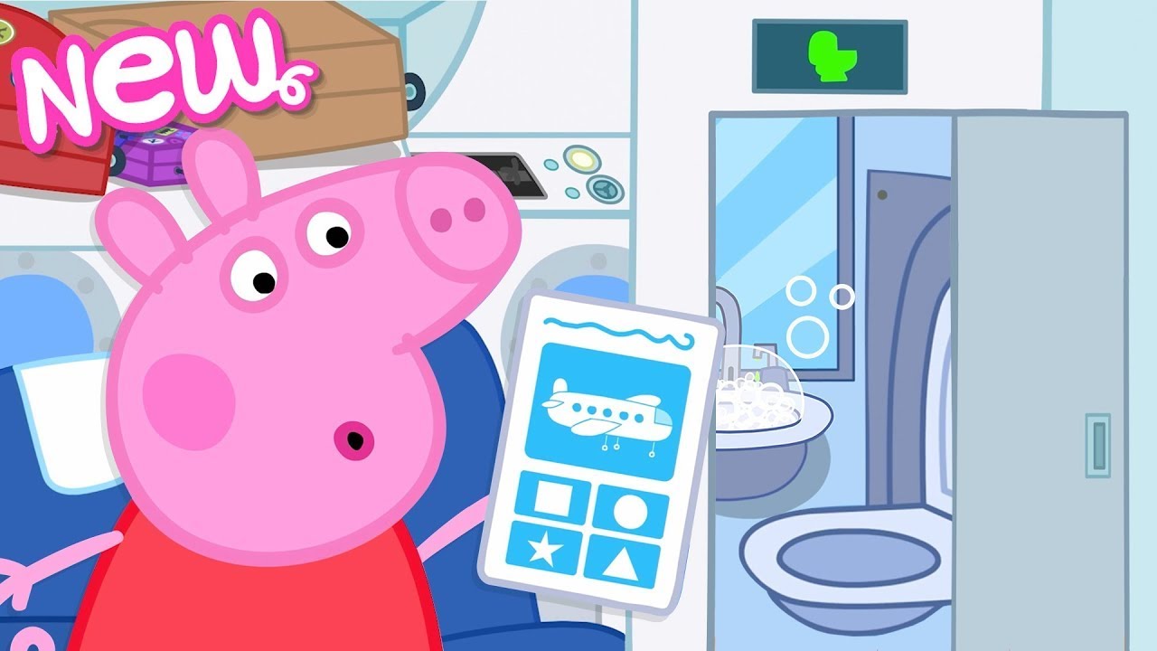 Peppa Pig Tales ️ Tiniest Plane Bathroom EVER! 🚽 BRAND NEW Peppa Pig ...