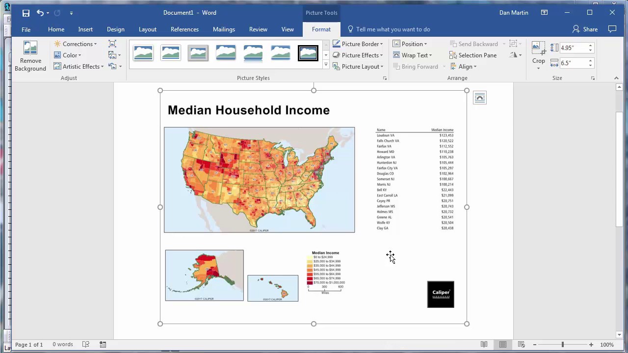 Maptitude 2018 layout map reports & large scale map printing - YouTube
