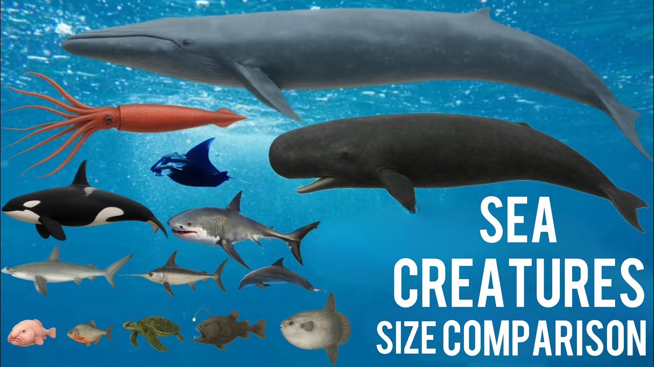 Modern Day Sea Size Comparison Animation - YouTube