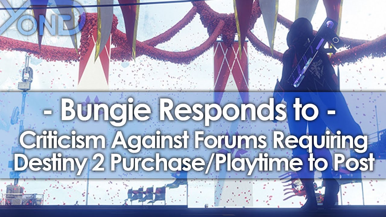 Bungie Responds to Criticism Against Forums Requiring Destiny 2 ...