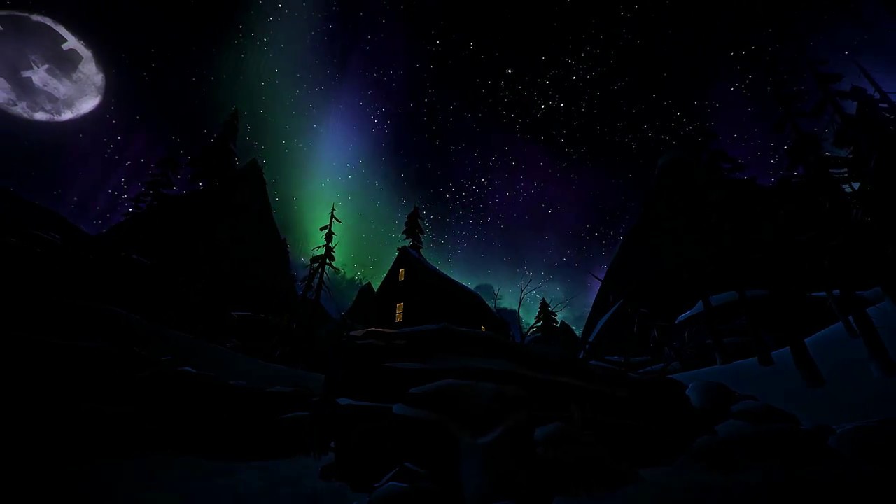 The Long Dark - Aurora Borealis + Full Moon - YouTube