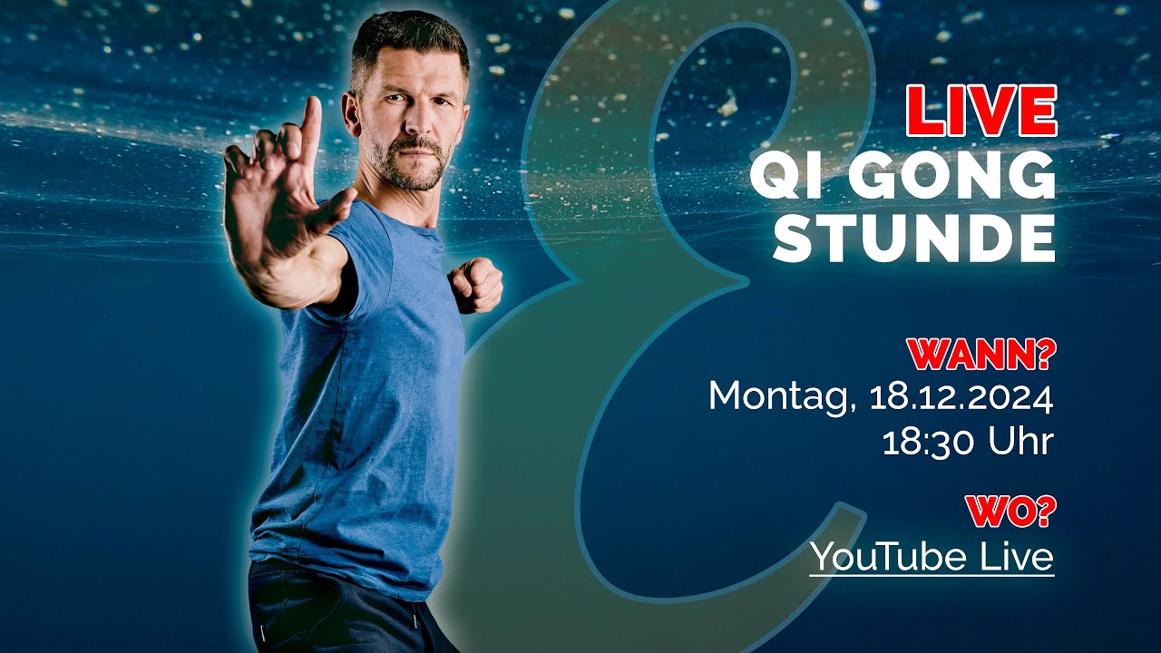 Element WASSER [Innere Ruhe & Gelassenheit] Live Qi Gong Stunde vom 18. ...