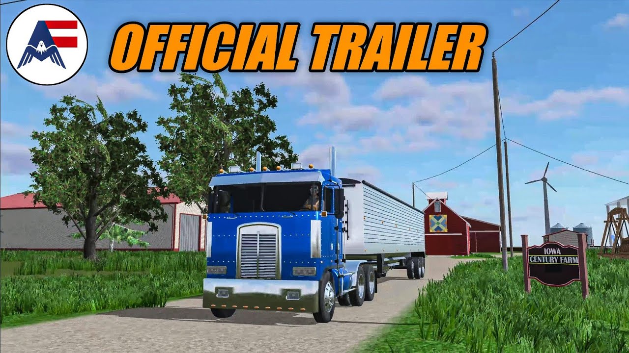 🚜 OFFICIAL TRAILER! American Farming by SquadBuilt Inc. Official Game ...