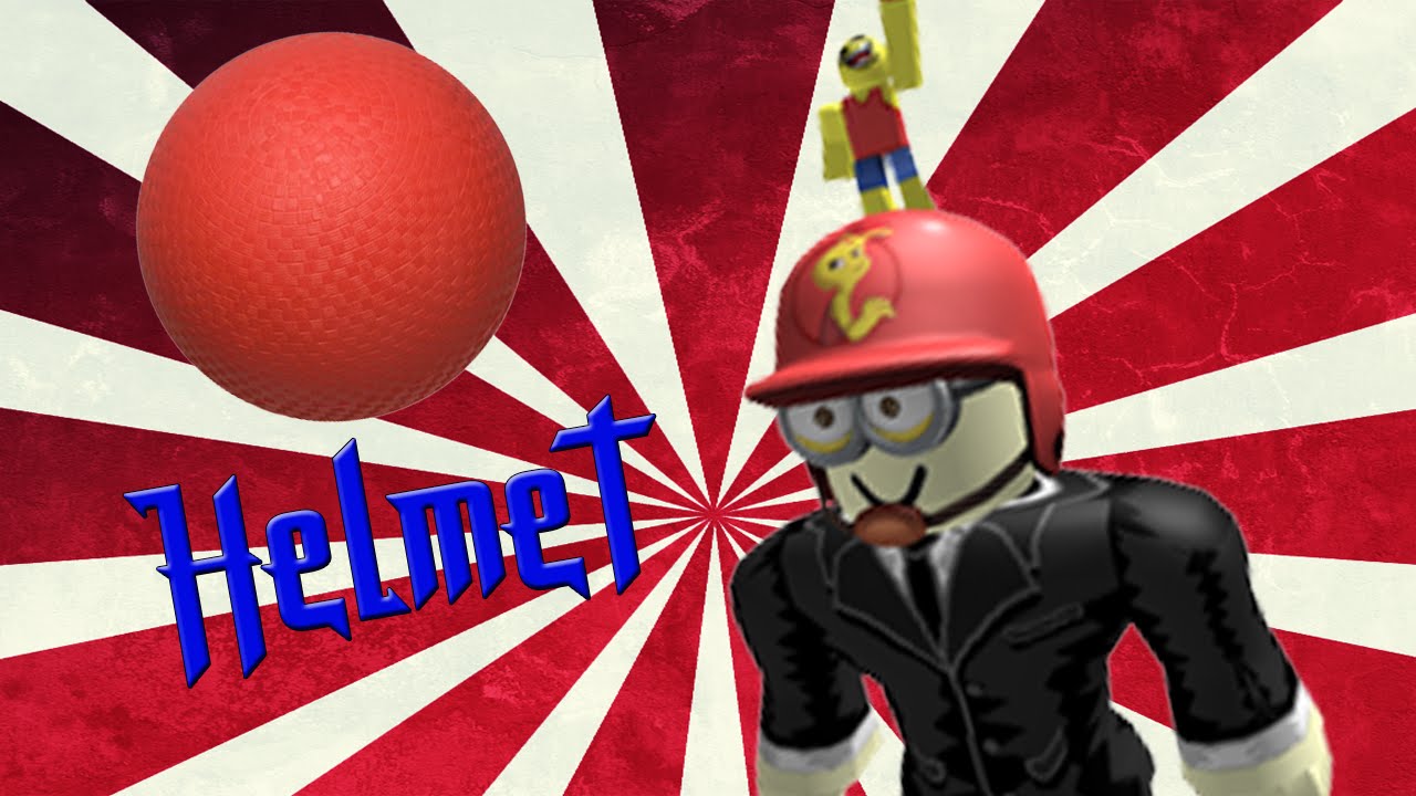 Red Dodgeball Helmet | ROBLOX Event - YouTube
