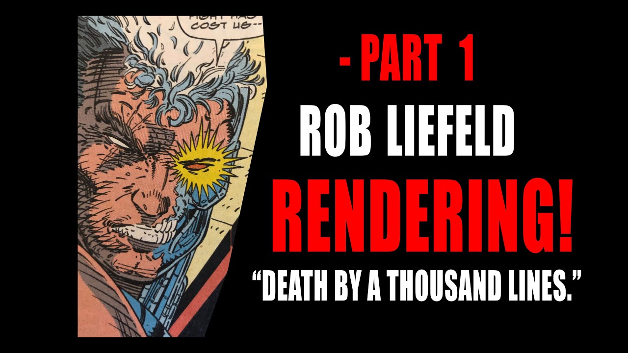 How to Draw like Rob Liefeld Rendering Tutorial - Part 1 - YouTube