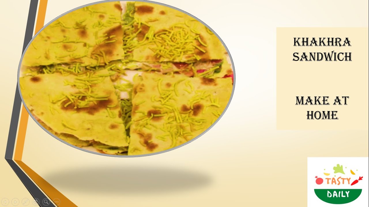 KHAKHRA SANDWICH |khakhra chaat recipe| |khakhra recipe at home - YouTube