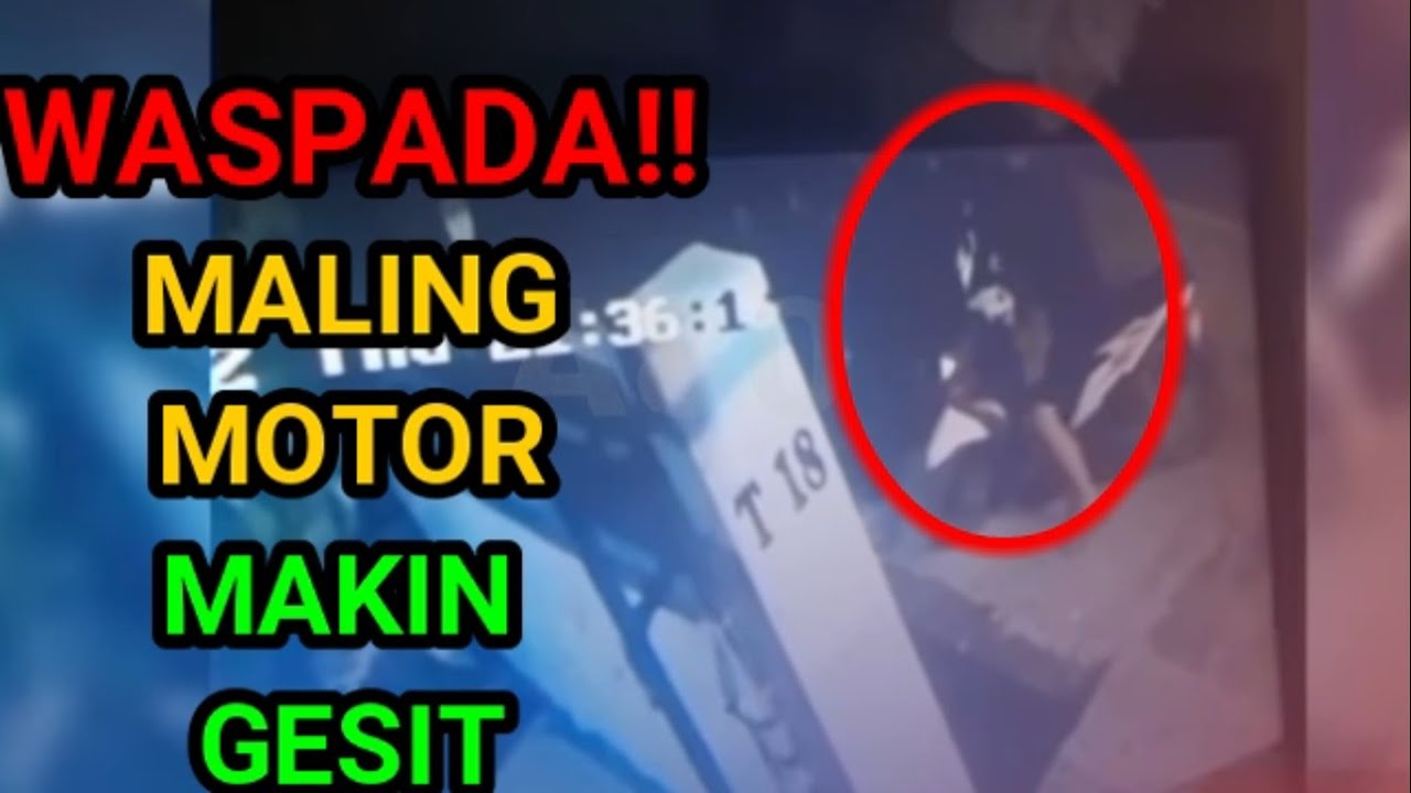 curanmor terbaru 2022 || maling gasak motor beat kurang dari 1 menit ...