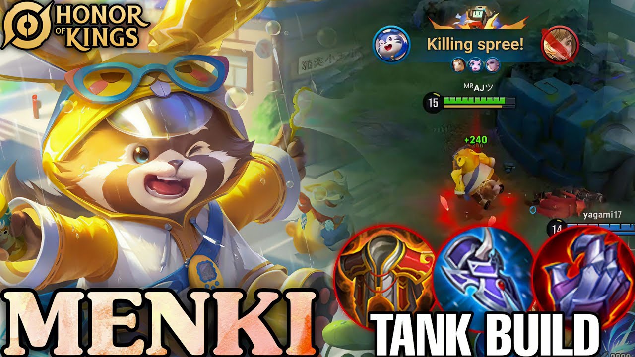 Honor of Kings (Menki) I Tried Tank Build Menki Jungle, And This Is ...
