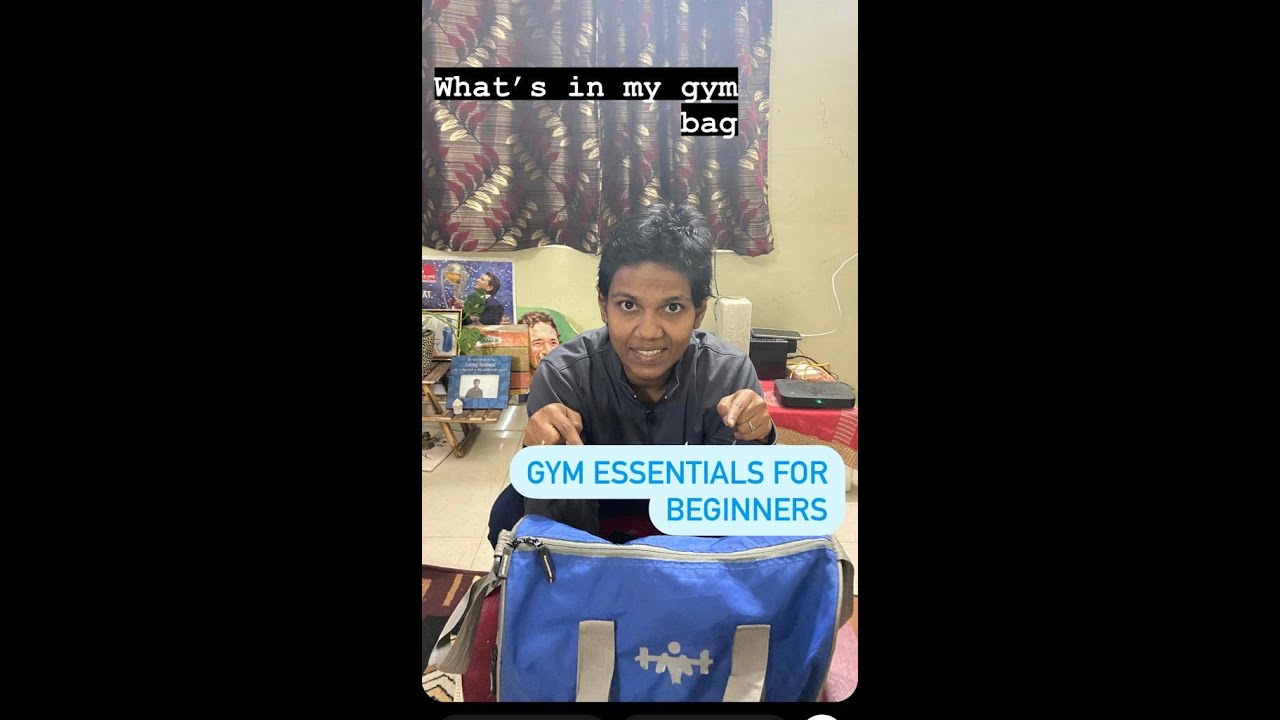 My Gym Bag | Gym Essentials for Beginners | The things need to the gym ...