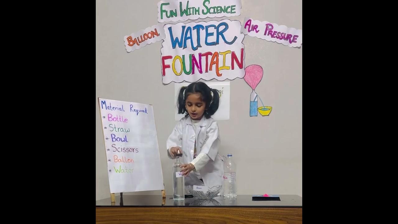 Water fountain activity science Day - YouTube