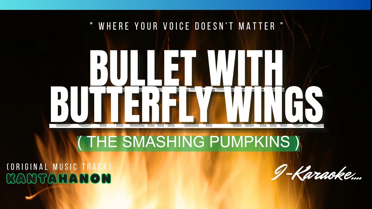Bullet With Butterfly Wings (The SMASHING PUMPKINS) Karaoke Lyrics🎤 ...