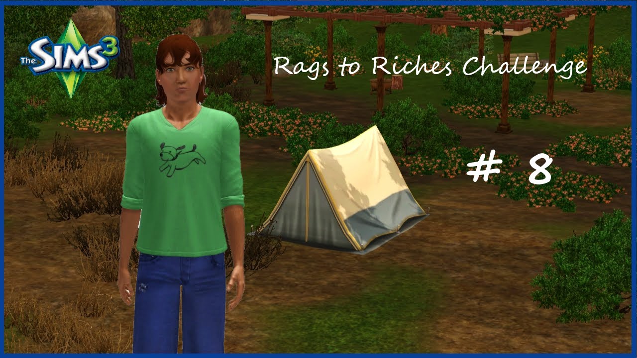 [sims 3] Rags to Riches challenge pt. 08 (No Talk) - YouTube