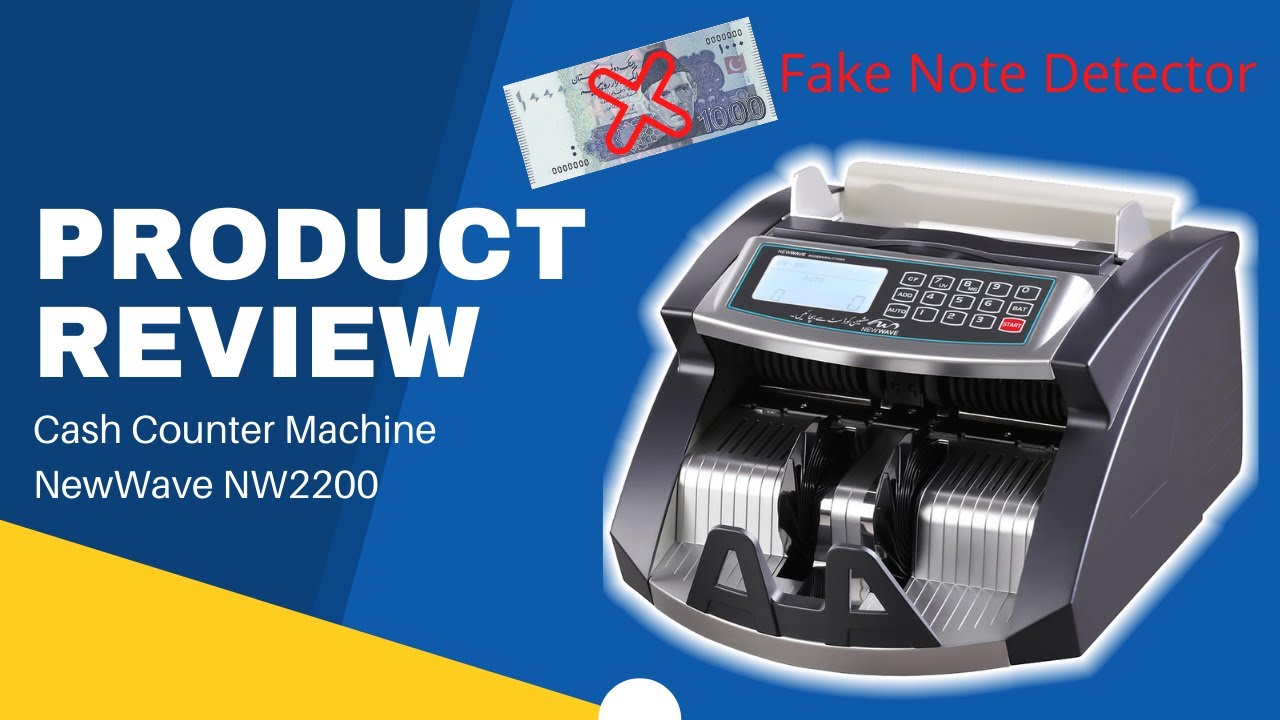 Cash Counting Machine NW2200 NewWave Detailed Review | Bill Counter ...