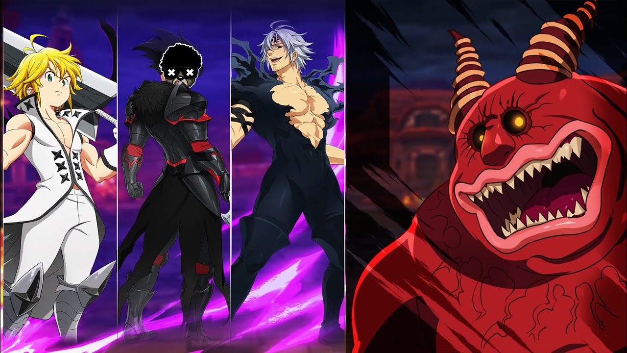 Full Demon BROTHERS Team Berserk Estarossa VS Red Demon | 7DS Grand ...