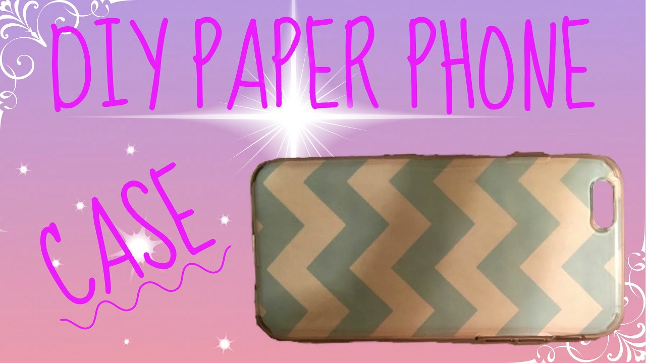 DIY Paper Phone Case Tutorial │Mary Youssef - YouTube