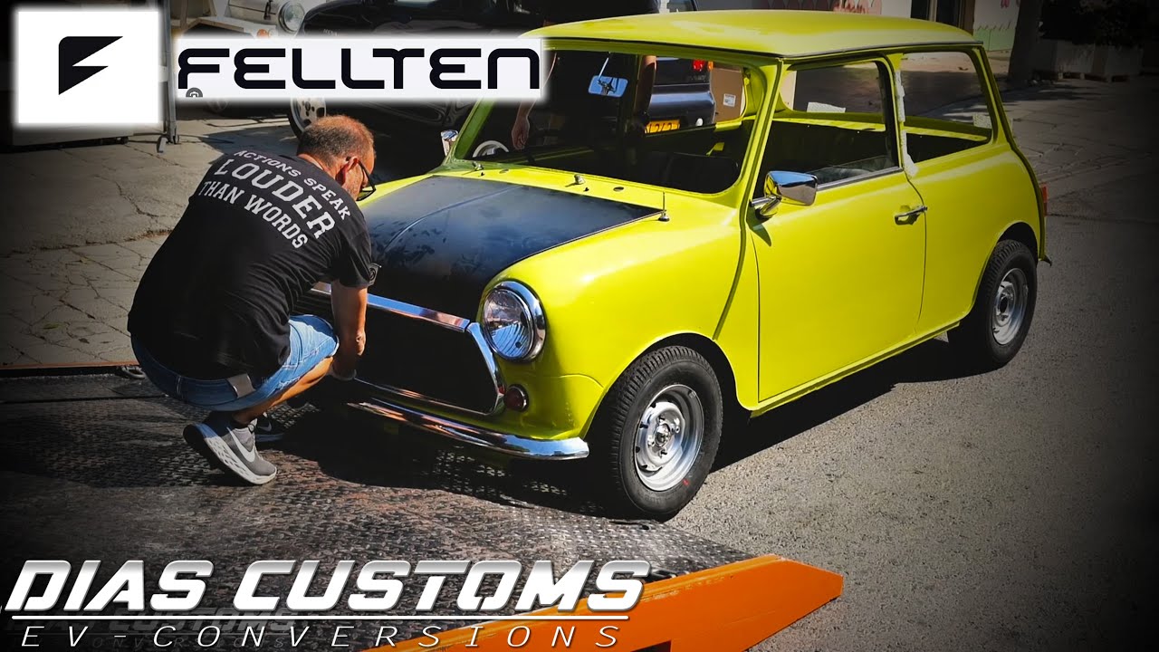 Mini Cooper Conversion to Electric, FELLTEN kit (PART 1) - YouTube