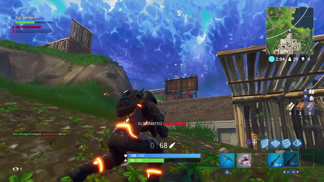 Fortnite HuntinRifle trickshot - YouTube