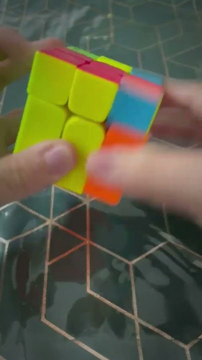 Rubik's cube right hand algorithm fast tutorial #shots #rubixcube - YouTube