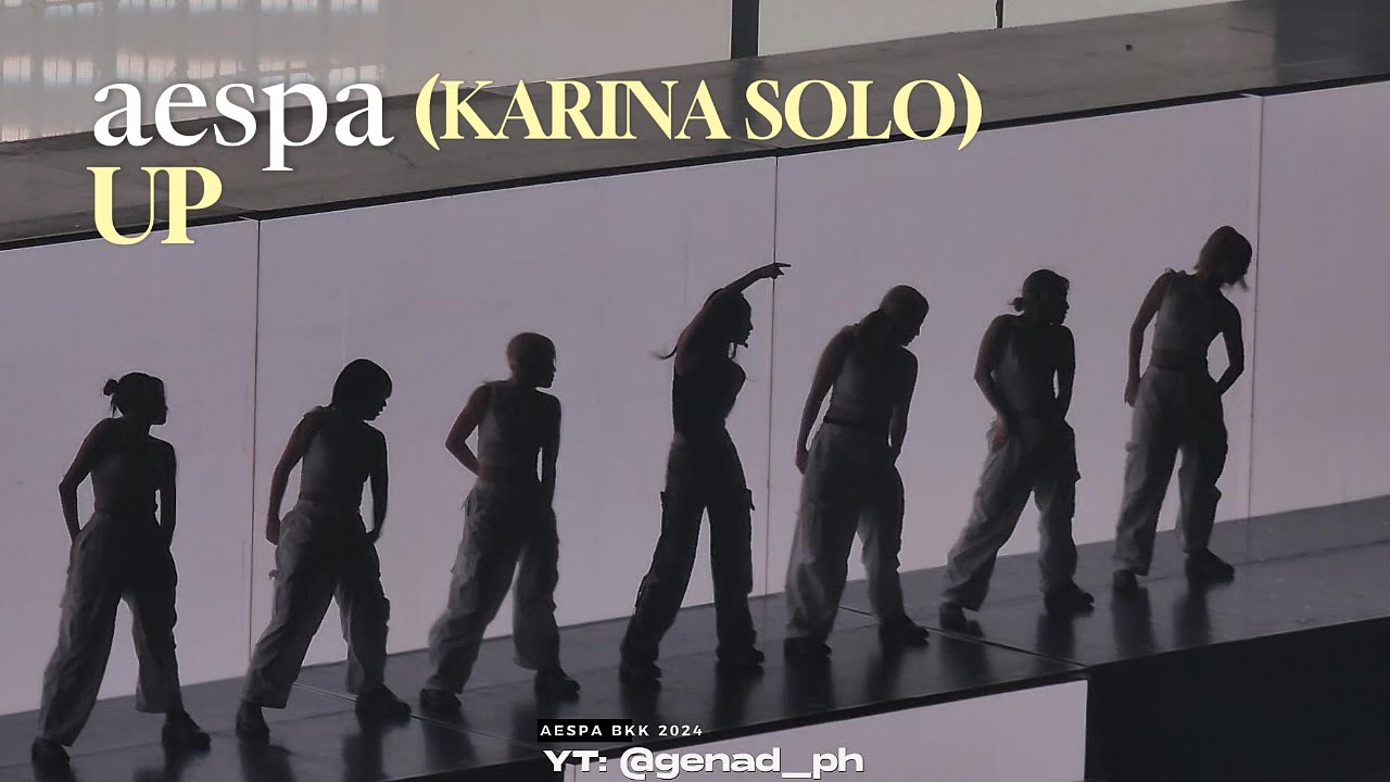 AESPA - UP (Karina Solo) 💙💜 | SYNK: PARALLEL LINE TOUR CONCERT BANGKOK ...