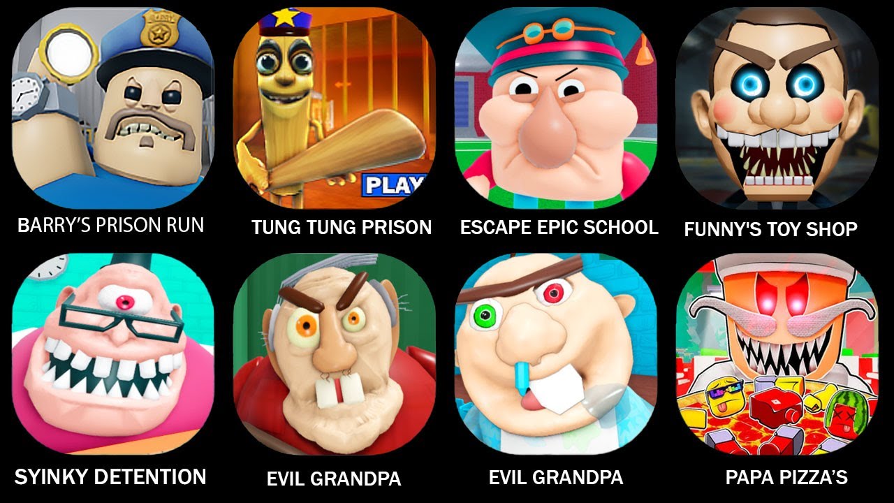 ROBLOX: NEW UPDATE BARRY'S PRISON RUN LEGO MODE,HARD MODE GRUMPY GRAN ...