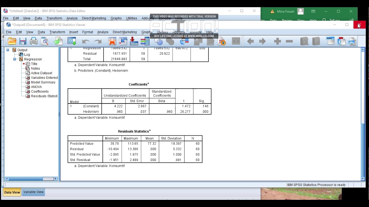 Tutorial Uji Normalitas - YouTube