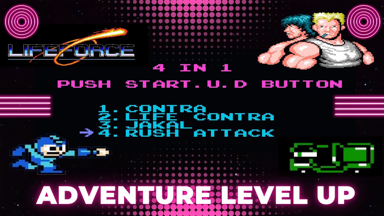 Top NES 4 in 1 Retro Games Collection - YouTube
