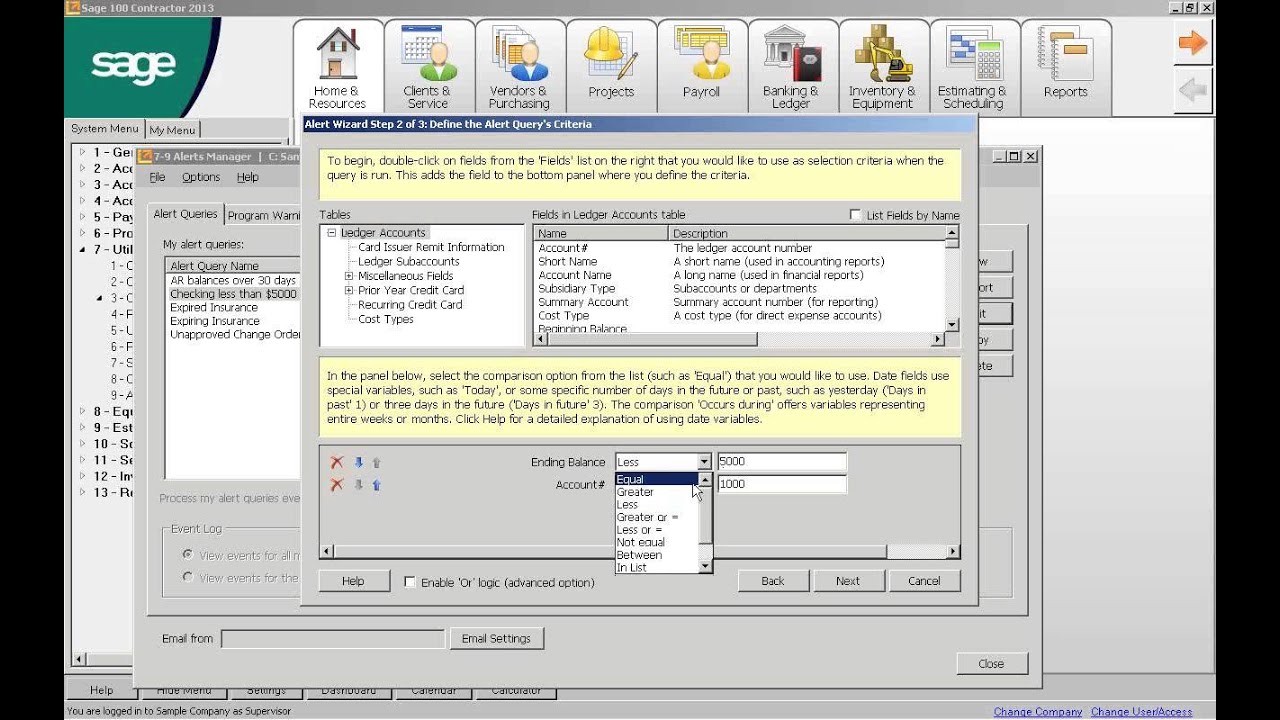 Sage Desktop, Dashboard & Alerts for Sage 100 Contractor - YouTube