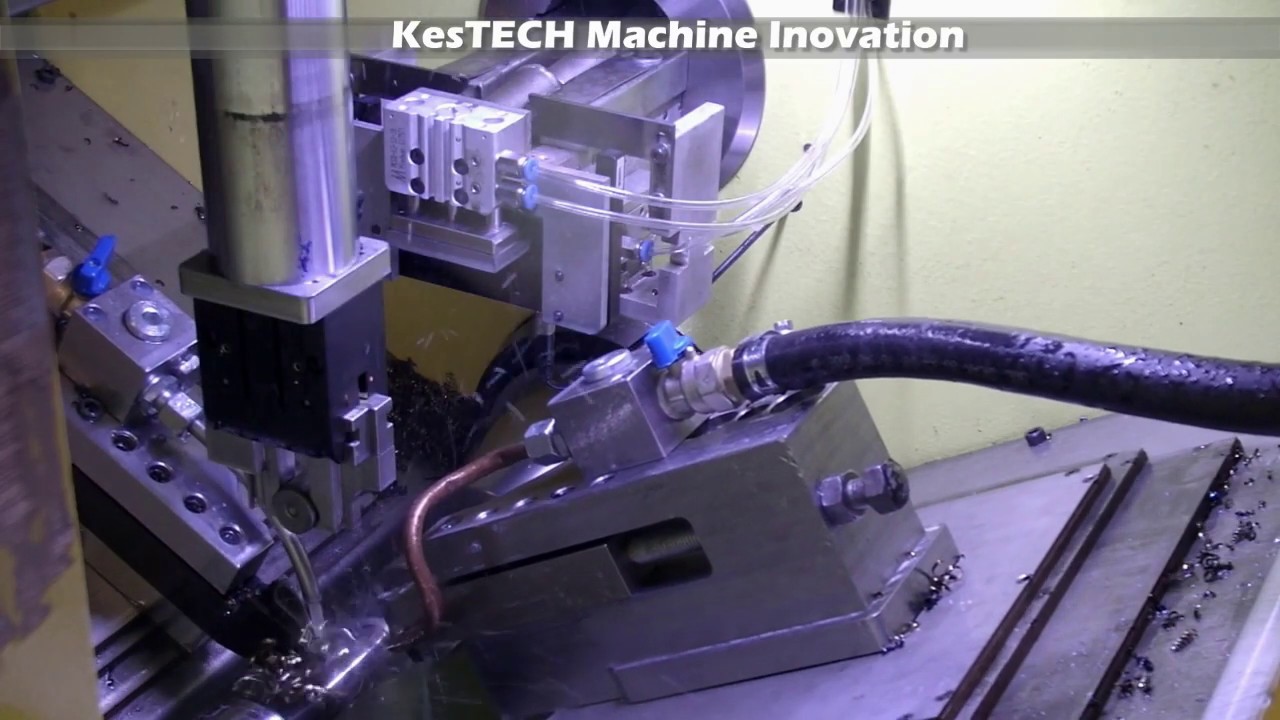 Kes Tech Innovation - CNC Pro Bar - Steering Tie Rod Machining - YouTube