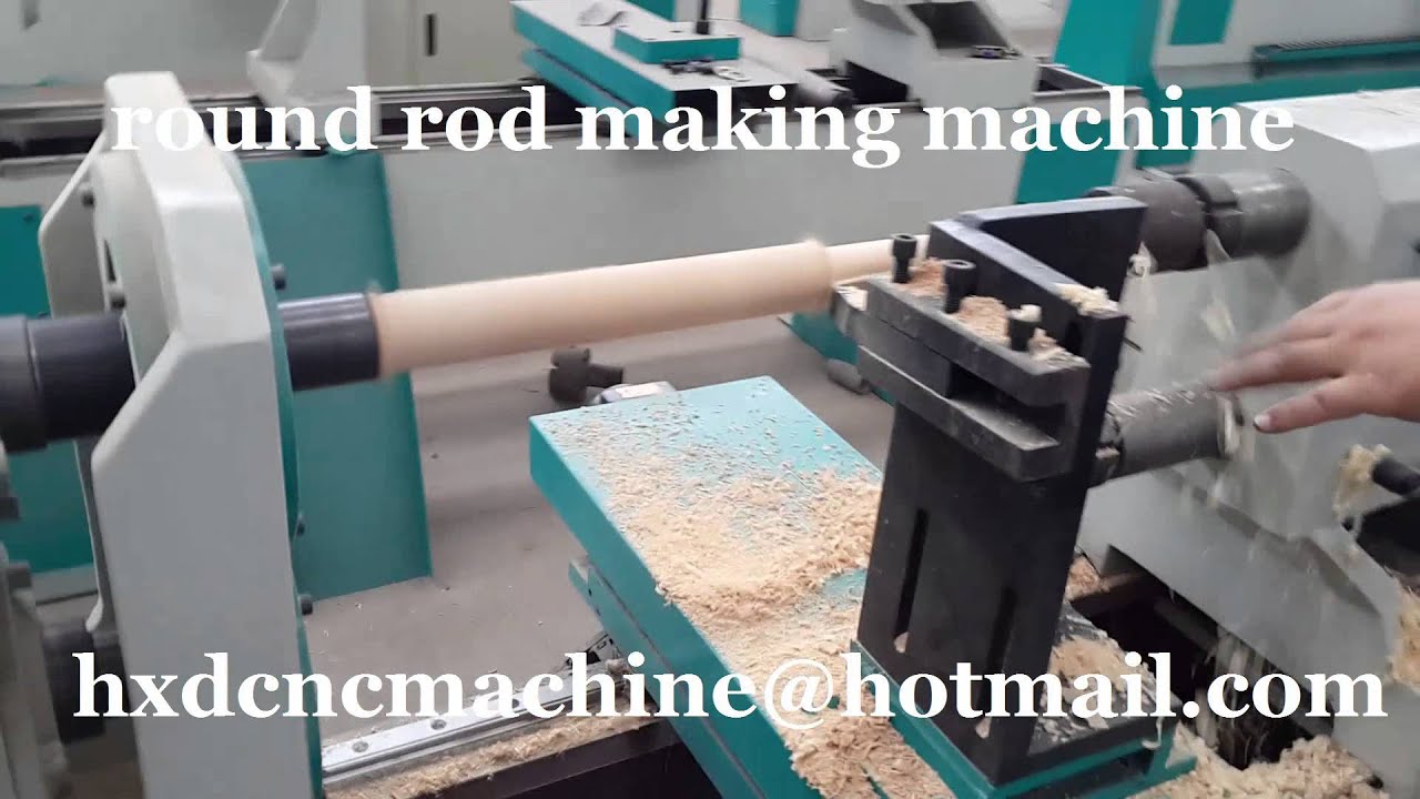 how to make wooden round rod - YouTube