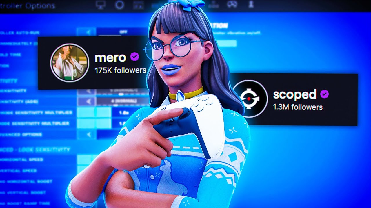 Trying The BEST Pro Controller Players Settings in Chapter 3! (ft. Mero ...