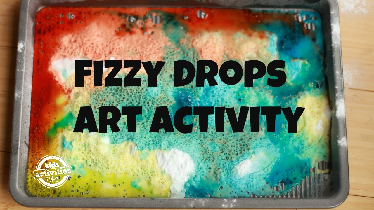 Fizzy Drops Art and Sensory Activity - YouTube