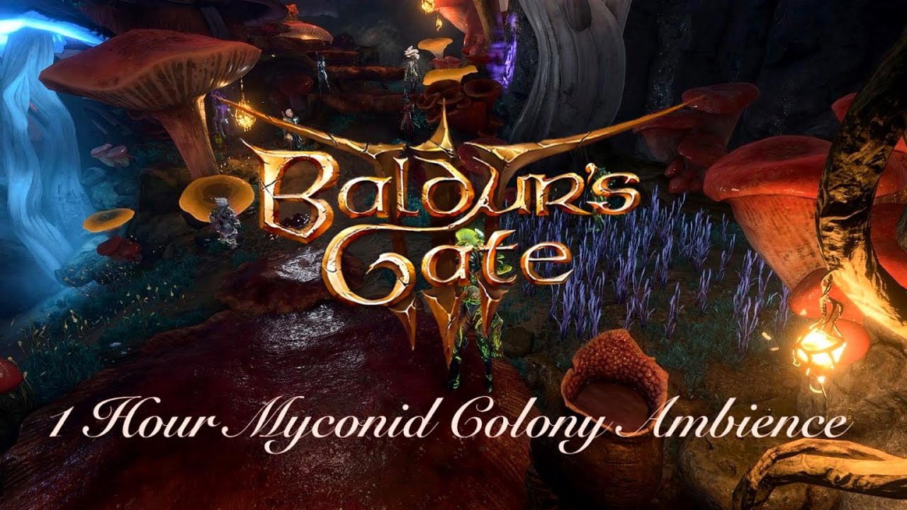 Baldur's Gate 3 | 1 Hour Myconid Colony Ambience (Mystical Underdark ...