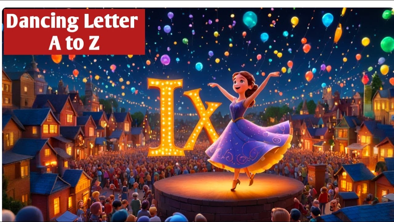 Dancing Letter A to Z! - YouTube