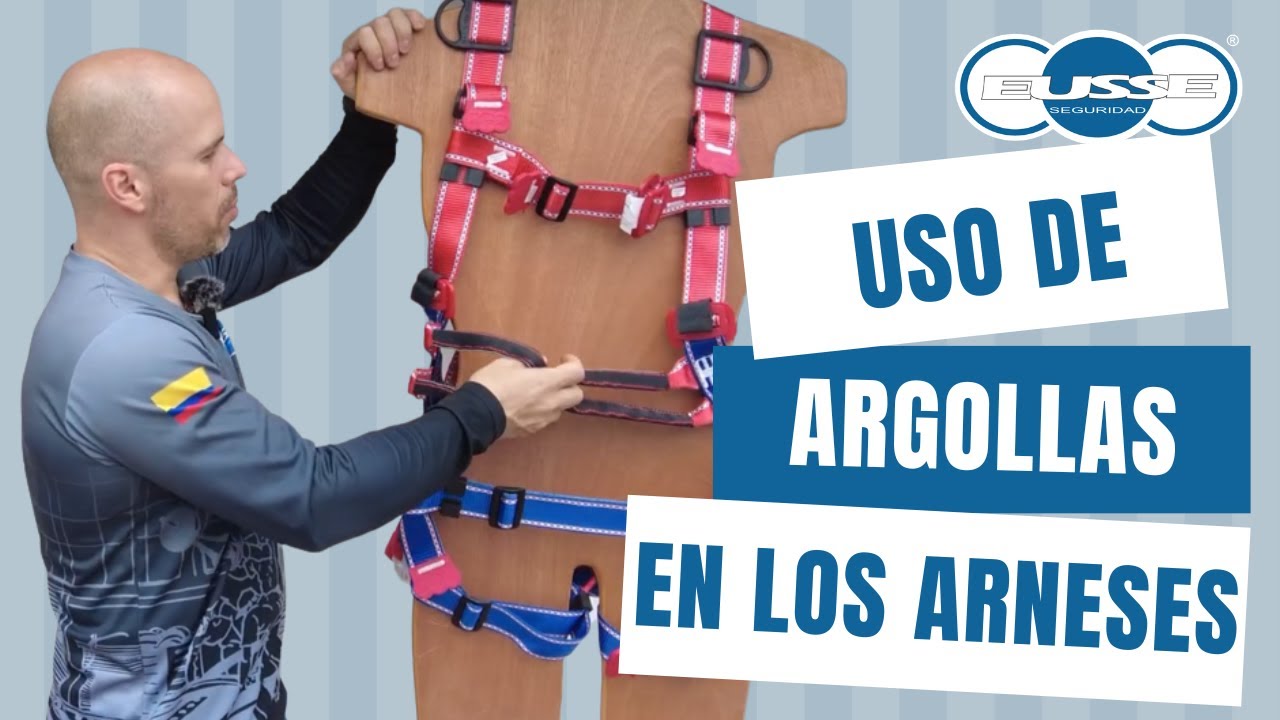 USO DE ARGOLLAS EN LOS ARNESES | EUSSE SEGURIDAD - YouTube