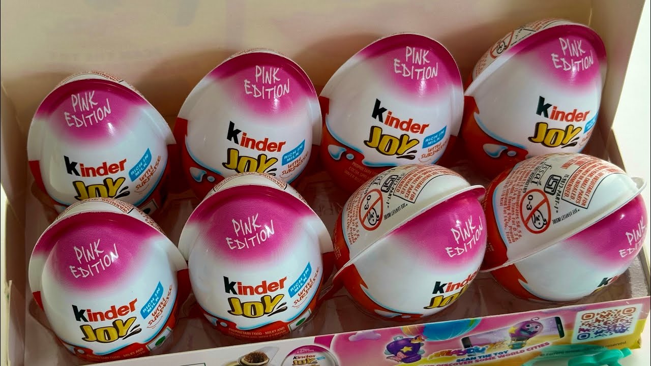 Kinder Joy Speed Unboxing-Pink Edition 2024 - YouTube