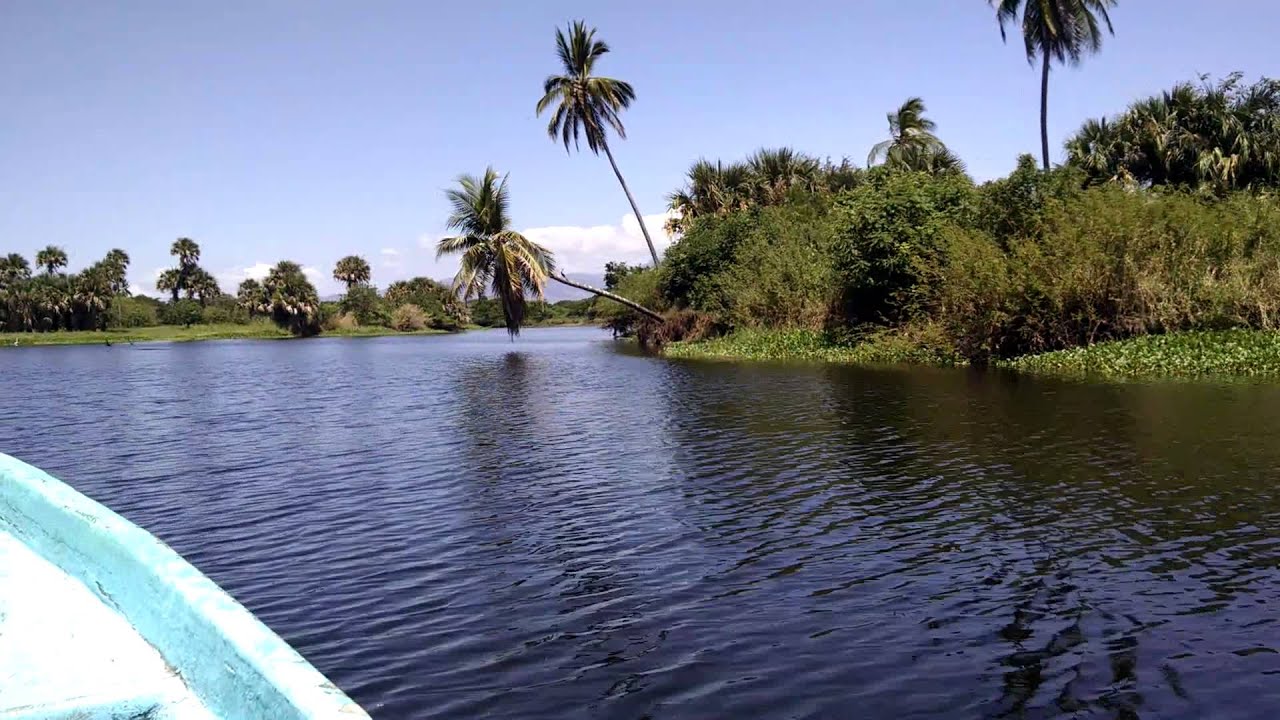 Fun river boat ride, from beach south of Zihuatanejo, Playa Michigan ...