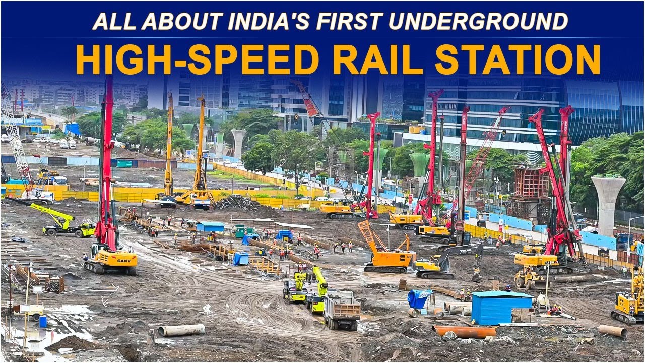 All About India's First Underground High-Speed Rail Station - YouTube