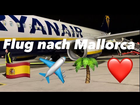 Flug nach Mallorca 🇪🇸 ️ Andrang am Airport ️ Pünktlichkeit 👍 Service im ...