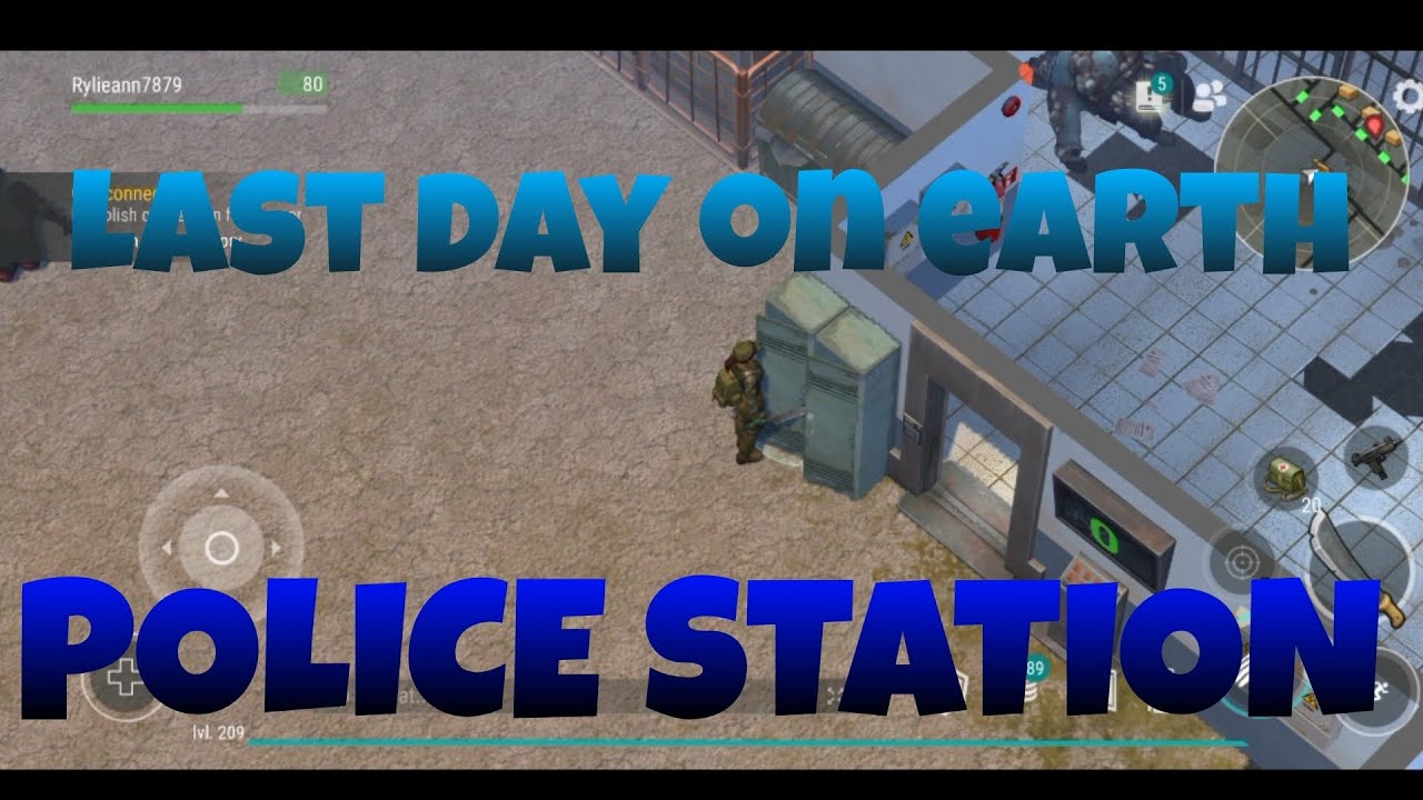 LAST DAY ON EARTH POLICE STATION GAME PLAY - YouTube
