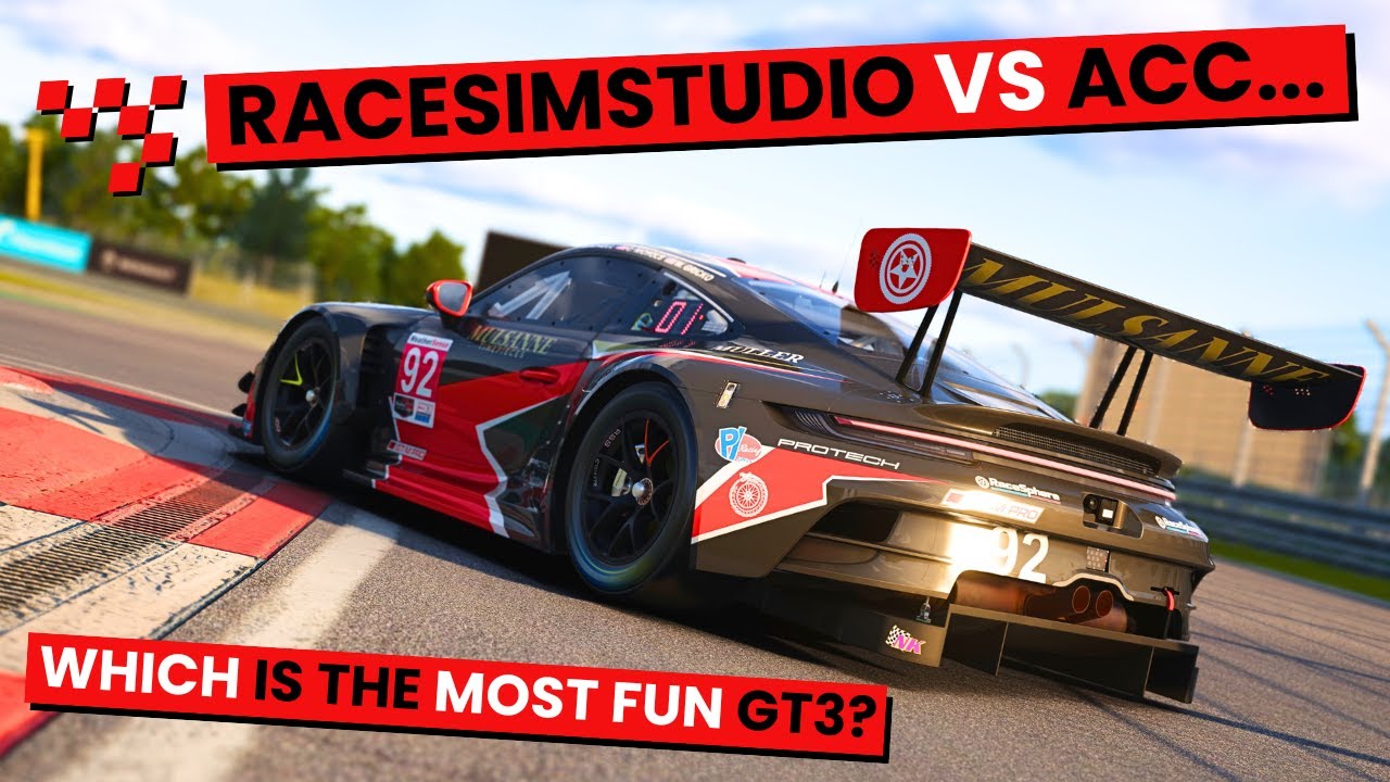 AC vs ACC | Which GT3 FEELS the best? NEW Racesimstudio RSS Porsche on ...