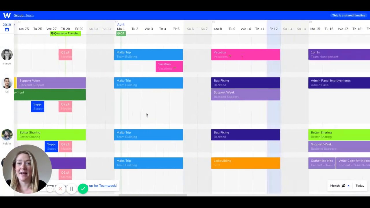 Teamweek Tutorials - How to Share your Project or Group Timeline by URL ...