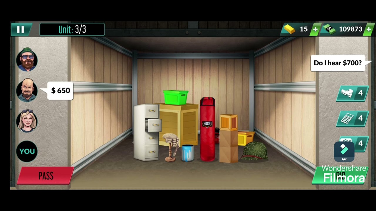 STORAGE WAR AUCTION GAME PLAY - YouTube