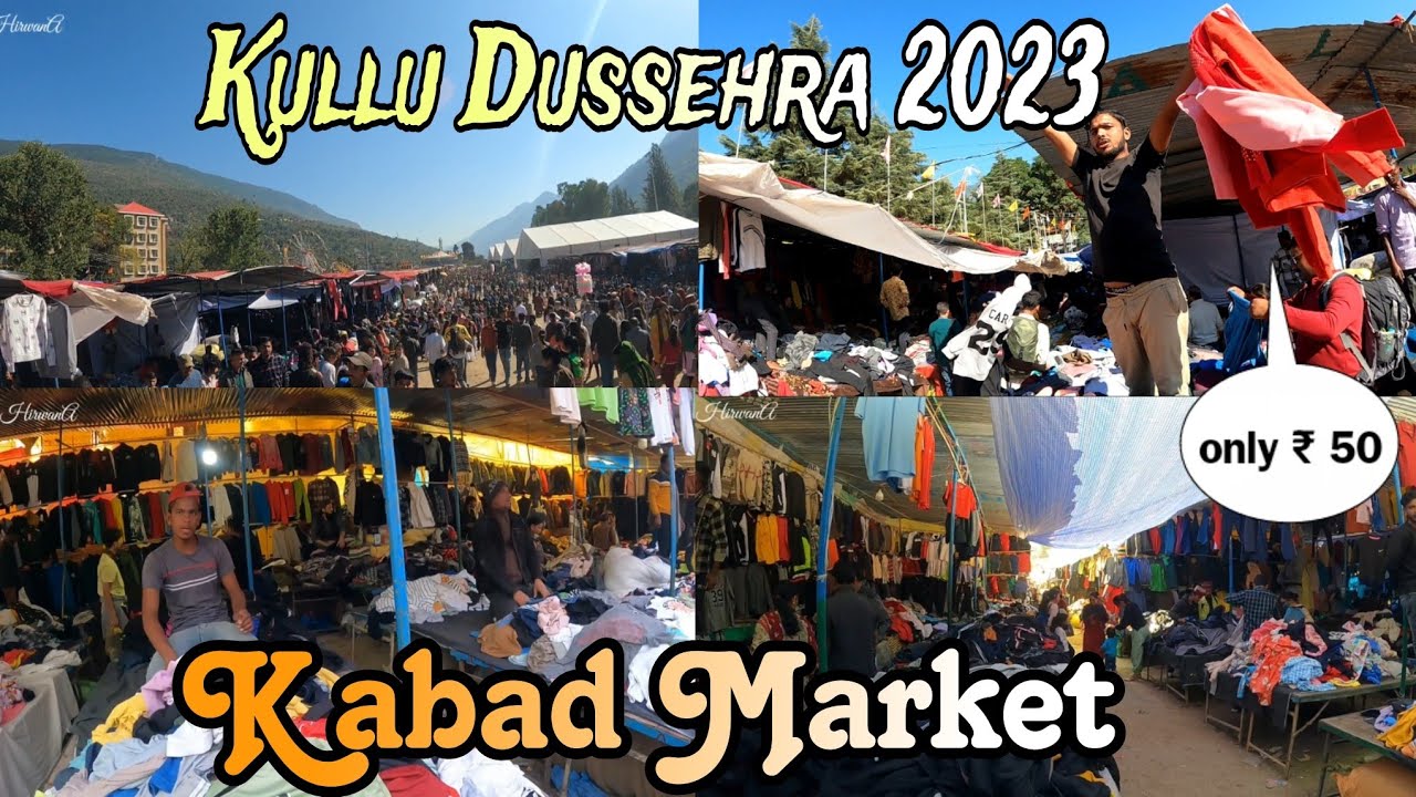 Kullu Dussehra Kabad market / Dussehra kabad market - YouTube