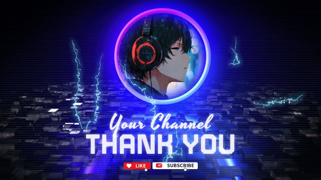 Free Neon Circle Technology YouTube Channel Intro Outro Video Template ...