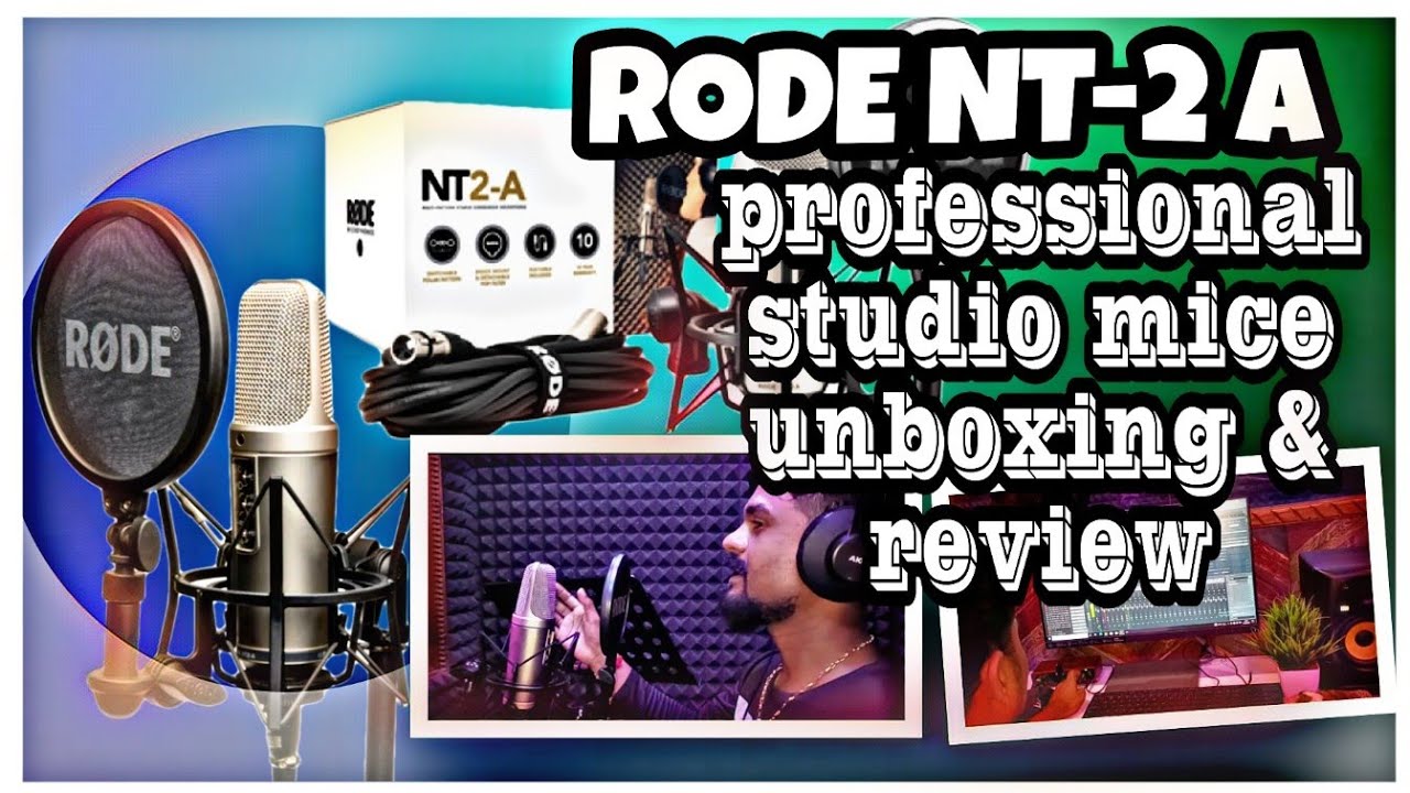 RODE NT2- A unboxing and sound check/#priteshkinisinger #djamarocstra ...