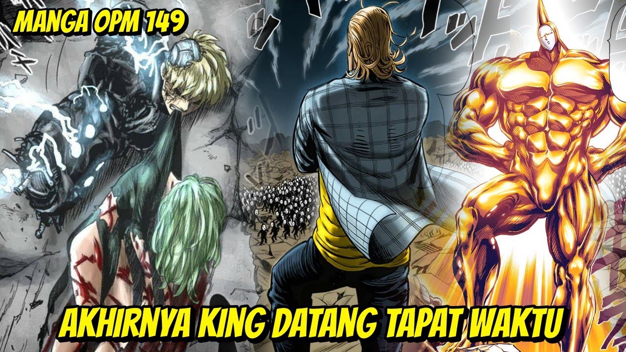 AKHIRNYA KING DATANG JUGA DI MEDAN PERTARUNGAN | MANGA OPM NEW CHAPTER ...