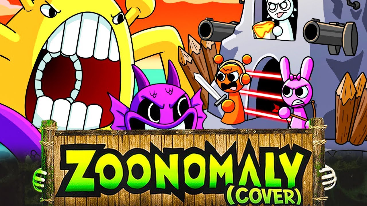 SPRUNKI: BASE DEFENSE! (Cartoon Animation) | Zoonomaly Theme Song ...