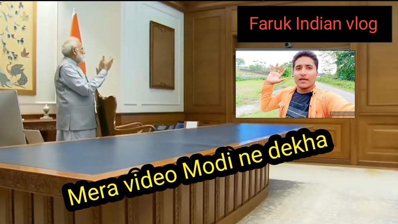 modi ji watch my vlog video ? my new today video/ edit my video - YouTube